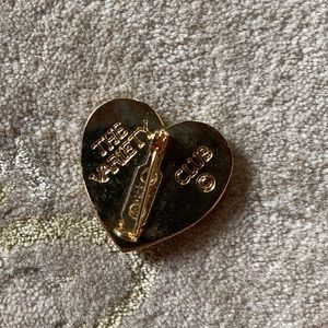 Vintage | Jewelry | Vintage The Variety Club Gold Heart Pin Brooch ...